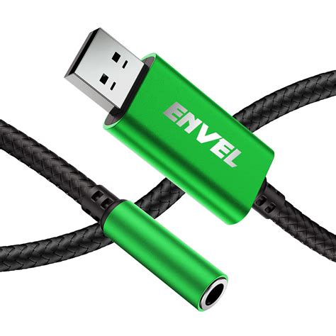 Buy Headset Adapter 3 5mm Female To Usb Male Built In Chip External Stereo Sound Card Trrs 4