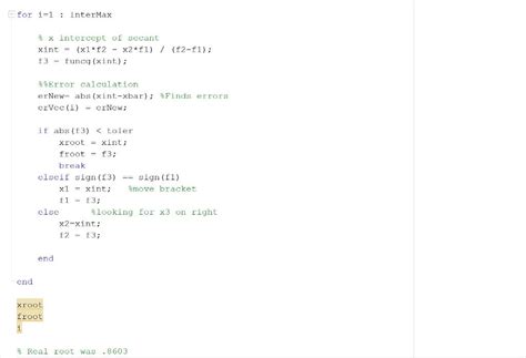 Solved In Homework 2 We Used The Bisection False Position