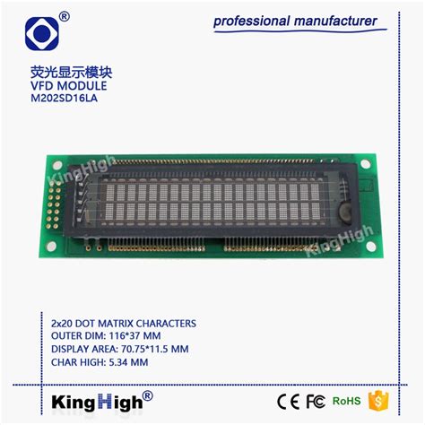 M202sd16la Vfd Display Module Futaba Vfd Module Buy Vfd Module Vfd Display Module Futaba