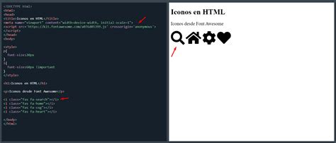 ¿cómo Poner Un Icono En Html Webempresa