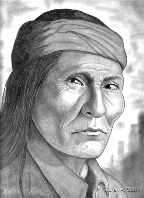 Naiche Son Of Cochise Apache By Karen A Cash Redbubble