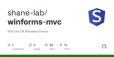 GitHub Shane Lab Winforms Mvc MVC For C Windows Forms