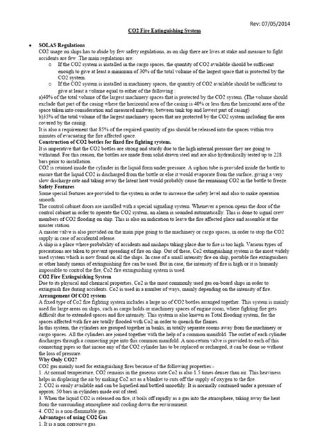 Co2 System With Maintenance And Inspection Pdf Carbon Dioxide Valve