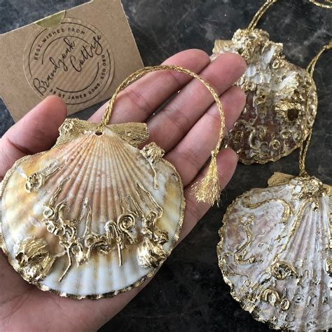 Sea Shell Ornaments Etsy