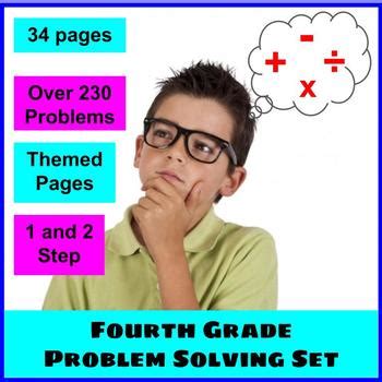 Fourth Grade Problem Solving Set By The Teacher S Craft TpT