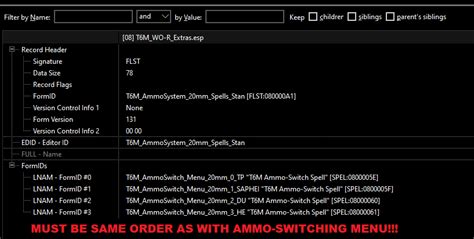 Documentation Custom Ammos Tutorial Add Ammo Set Weapons Overhaul Redux Mod For Fallout 4