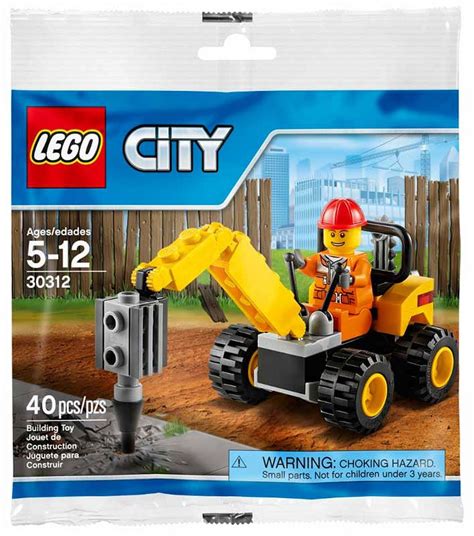 Lego City Demolition Driller 40 Piece Building Set 30312
