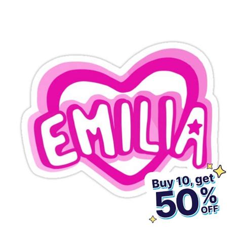Emilia Mernes Sticker For Sale By Softia Stickers Sticker Album