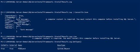 Bug Install DbaInstance Invoke DbaAdvancedInstall Output Log Is