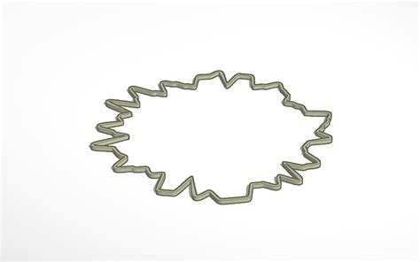 3d Design Noisy Circle Outline Tinkercad