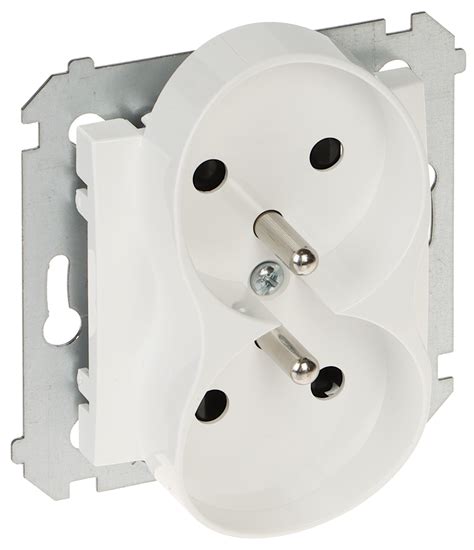 Double Socket Outlet Dgz2mz 01 11 Simon54 250 V 16 A 230v Socket