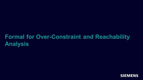 Formal Property Checking Formal Track
