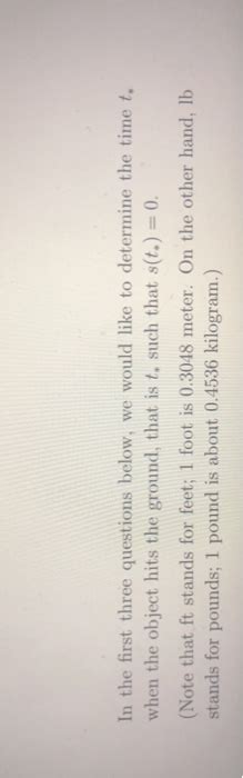 solved an object falling vertically through the air is