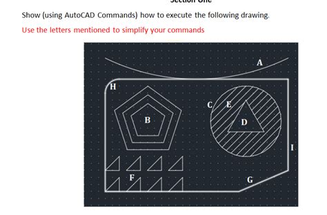 Solved Show Using Autocad Commands How To Execute The