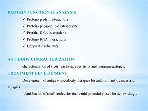 Proteomics Protein Microarraypptx Chemistry Science