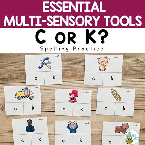 Initial C Or K Free Spelling Activities For Orton Gillingham Worksheets Library