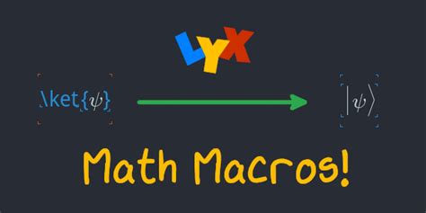 Define And Manage Math Commands In Lyx With Macros Ac Dustbin
