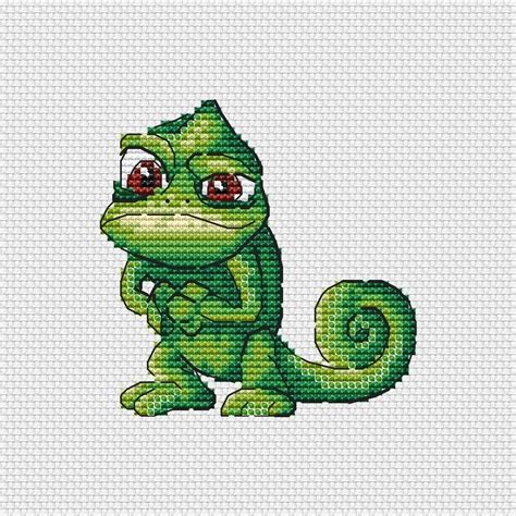 chameleon pascal cross stitch pattern code av 061 anastasia vorontsova buy online on