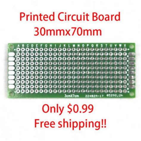 1pcs3cm X 7cm Double Side Prototyping Pcb Printed Circuit Board 1pcs3cm X 7cm Double Side Prototyping Pcb Printed Circuit Board