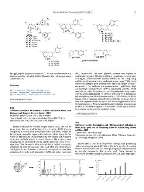 Pdf Microwave Assisted Extraction And Hplc Analysis Of Polyphenols From Pitaya Peel And Its