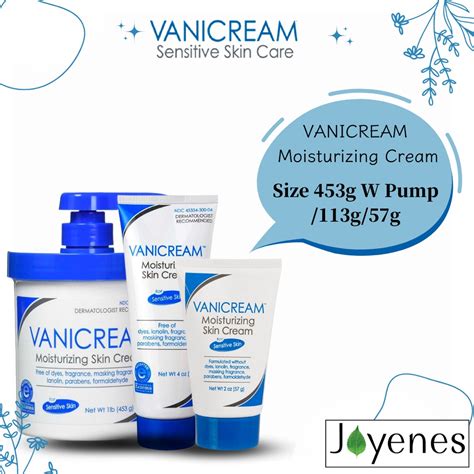 Vanicream Moisturizing Cream With Pump453g Shopee Malaysia