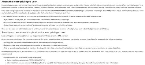 Windows Universal Forwarder High Cpu Where Splunk User Does Not Have Read Access To All Of The