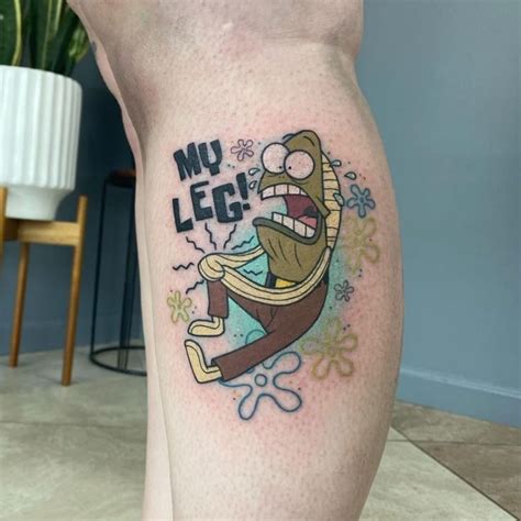 44 Spongebob Tattoo Ideas Spongebob Tattoo Spongebob Cartoon Tattoos
