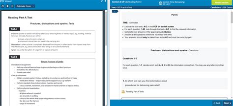 oet reading the complete guide part a oet