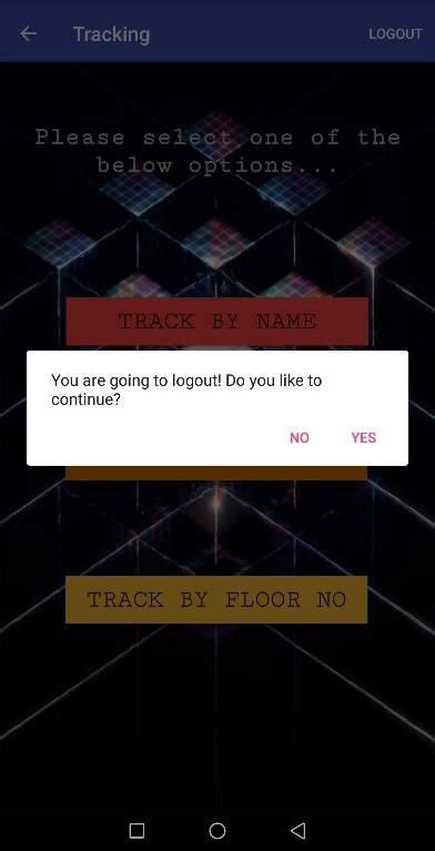 Alert Dialog Is Popped Out Whenever Logout Activity Is Selected Or Exit