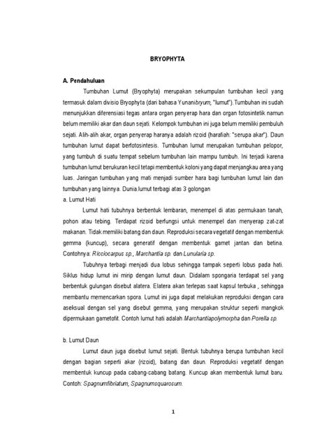 Bryophyta Pdf