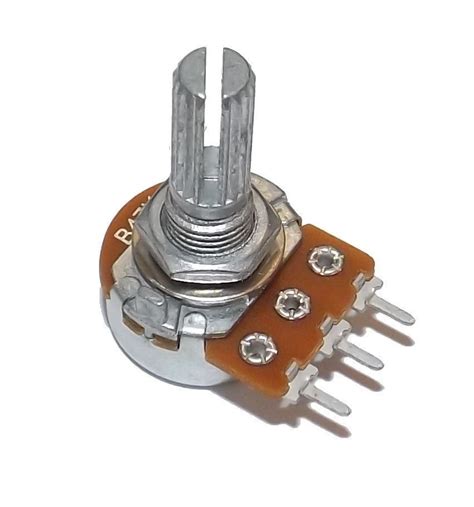 Rotary Potentiometer 50k Ohm Logarithmic Variable Resistor Majju Pk