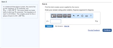 solved in a balanced three phase system the source has an