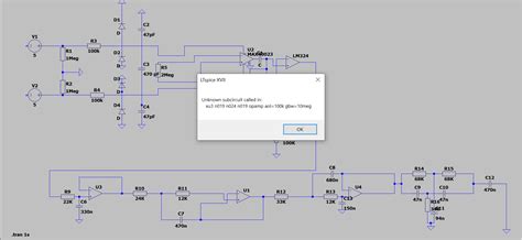 LTspice Unknown Subcircuit Error Electrical Engineering Stack Exchange