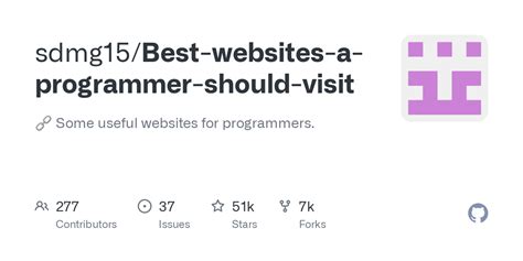 Best Websites A Programmer Should Visit README Md At Master Sdmg15
