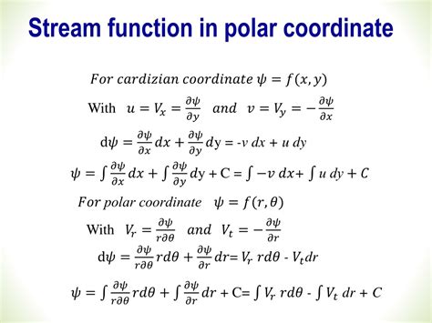 Ppt Stream Function In Polar Coordinate Powerpoint Presentation Free Download Id8953373