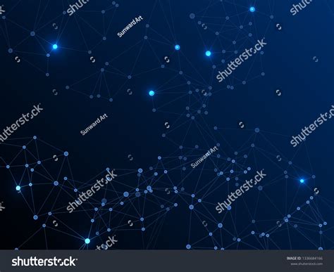 Gometric Plexus Structure Cybernetic Concept Network Stock Vector Royalty Free 1336684166