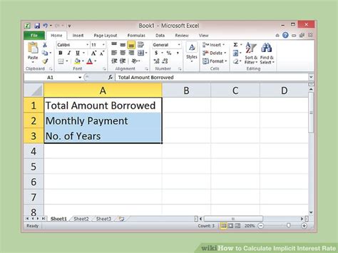 Ways To Calculate Implicit Interest Rate WikiHow