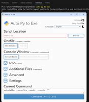 Introduction To Auto Py To Exe Module Geeksforgeeks