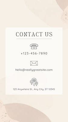 Free And Customizable Contact Us Templates