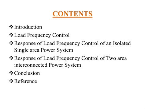 Automatic Load Frequency Control Pptpdf Power And Energy Industry
