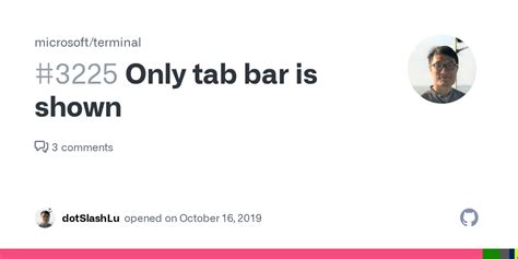 Only Tab Bar Is Shown Issue Microsoft Terminal GitHub