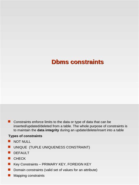 4 Constraint Trigger Pdf Relational Database Data Model