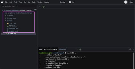 Create Build And Deploy A Sample Hello World App Using Aws Sam