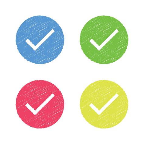 Verification Scribble Hand Drawn Set Collection Design Illustration