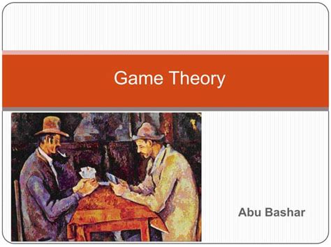 Game Theory Ppt Pptx