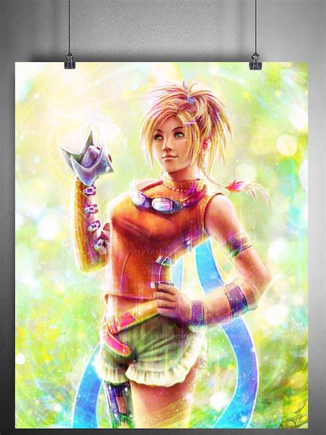 Rikku Final Fantasy X Limited Edition Fine Art Print Ffx Etsy