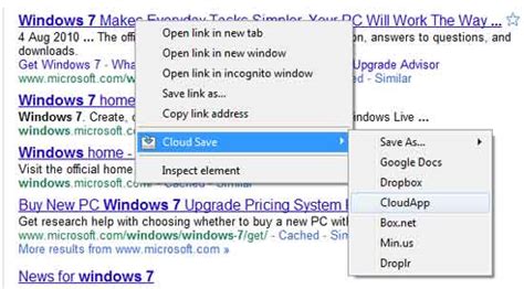 Cloud Save Extension For Google Chrome