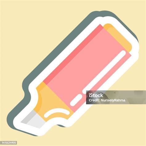 스티커 마커 페인트 아트 도구 기호에 적합합니다 편집 가능한 간단한 디자인 디자인 템플릿 벡터 간단한 그림 0명에 대한 스톡 벡터 아트 및 기타 이미지 Istock