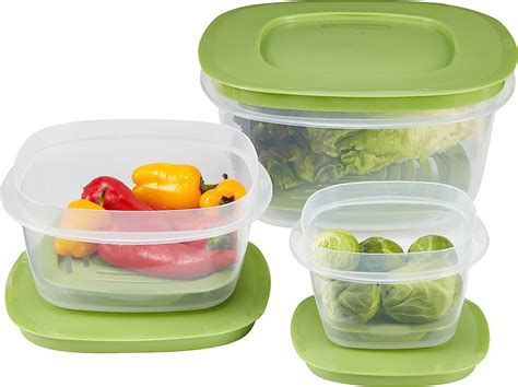 Rubbermaid Produce Saver Food Storage Containers Set Of 6