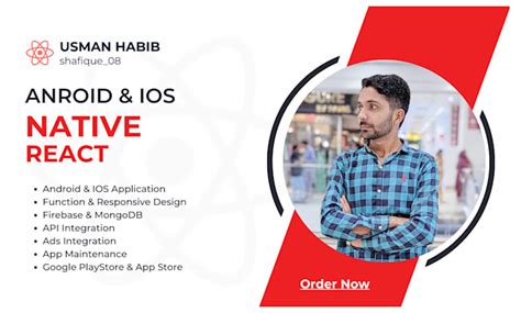 Design Android And Ios Mobile Application In React Native By Shafique 08 Fiverr